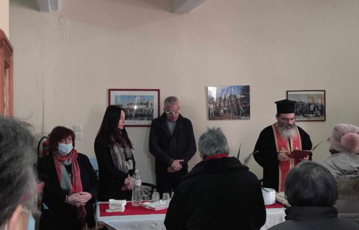 Παρουσία του Αρμόδιου Αντιδημάρχου η κοπή πίτας του ΚΑΠΗ του Δήμου ...